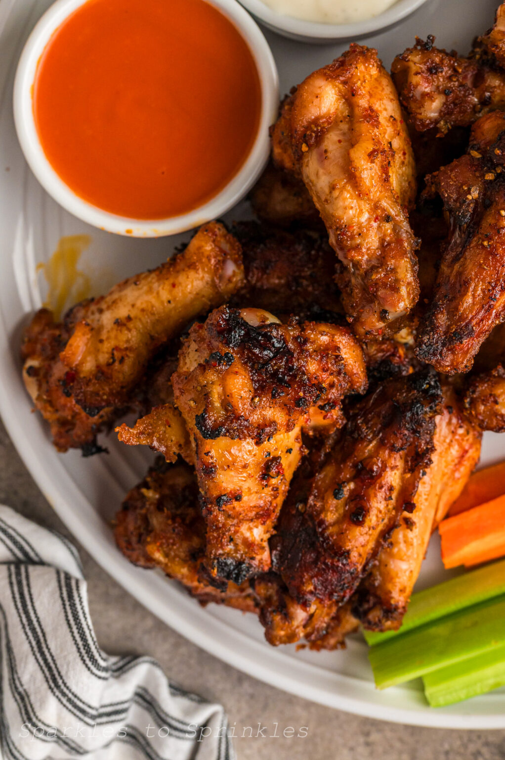 Low and Slow Smoked Chicken Wings - Sparkles to Sprinkles
