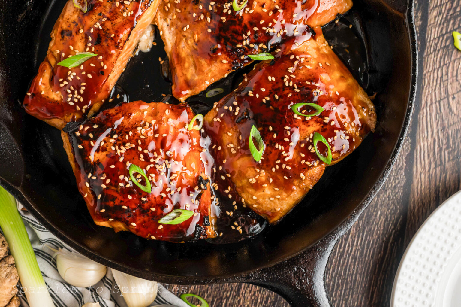 Teriyaki Salmon - Sparkles to Sprinkles