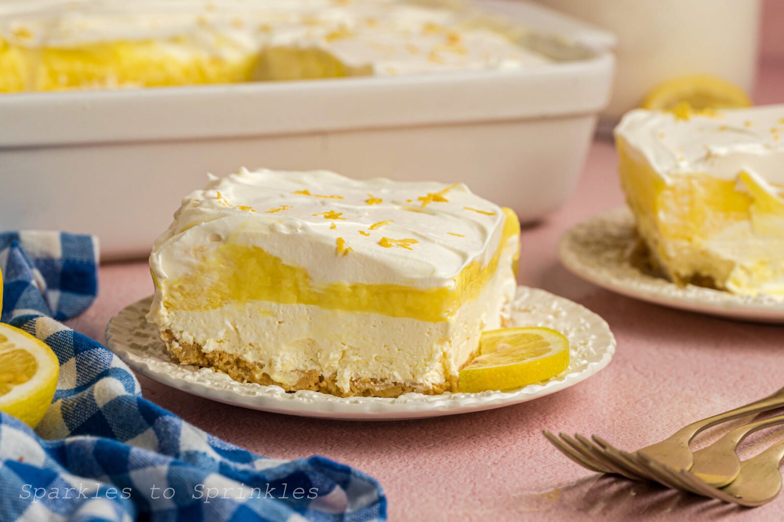 Ultimate Lemon Lush: A Refreshing, No-Bake Treat" - Sparkles to Sprinkles