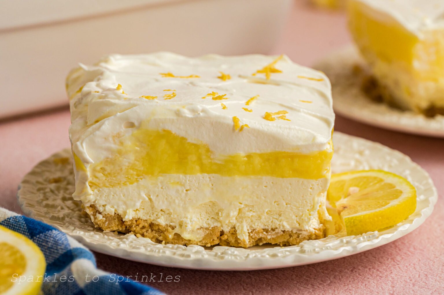 Ultimate Lemon Lush: A Refreshing, No-Bake Treat" - Sparkles to Sprinkles