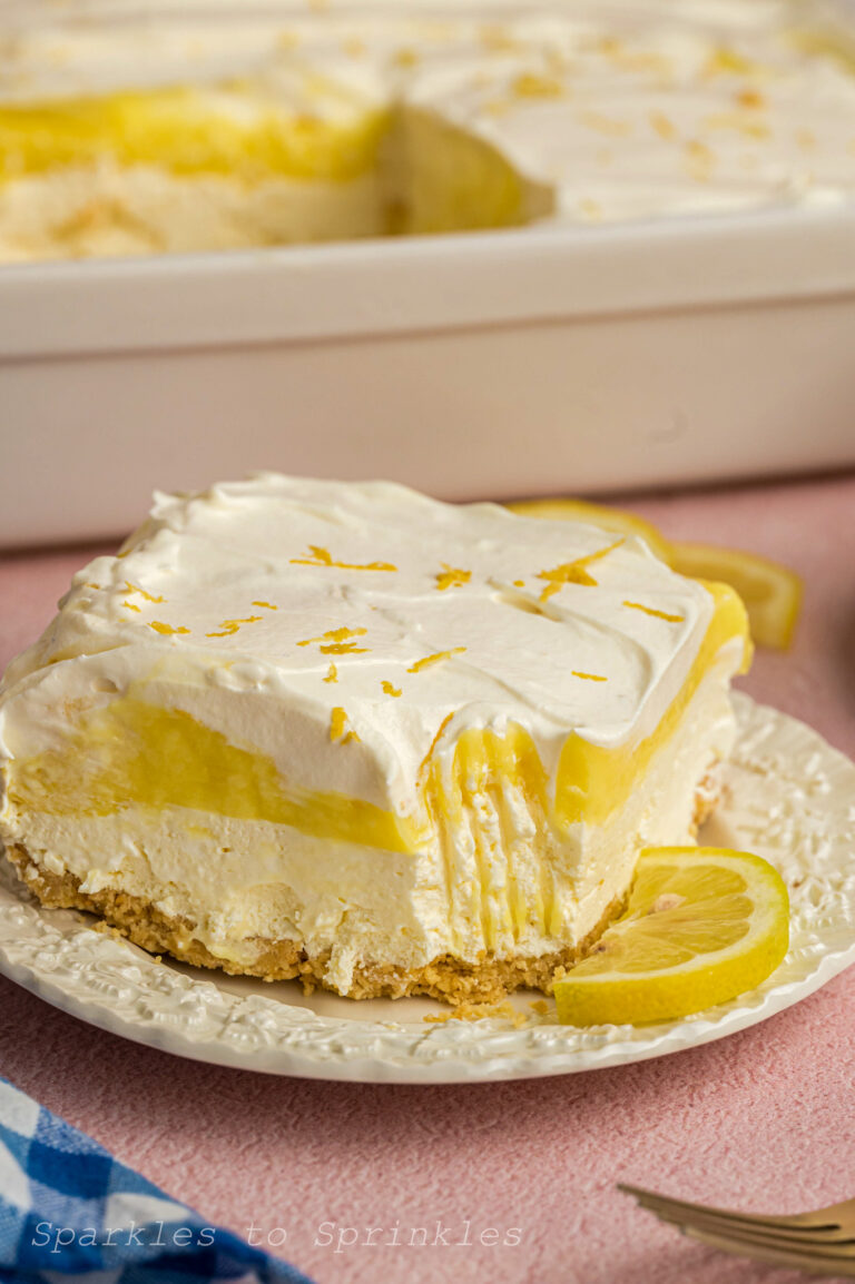 Ultimate Lemon Lush: A Refreshing, No-Bake Treat" - Sparkles to Sprinkles