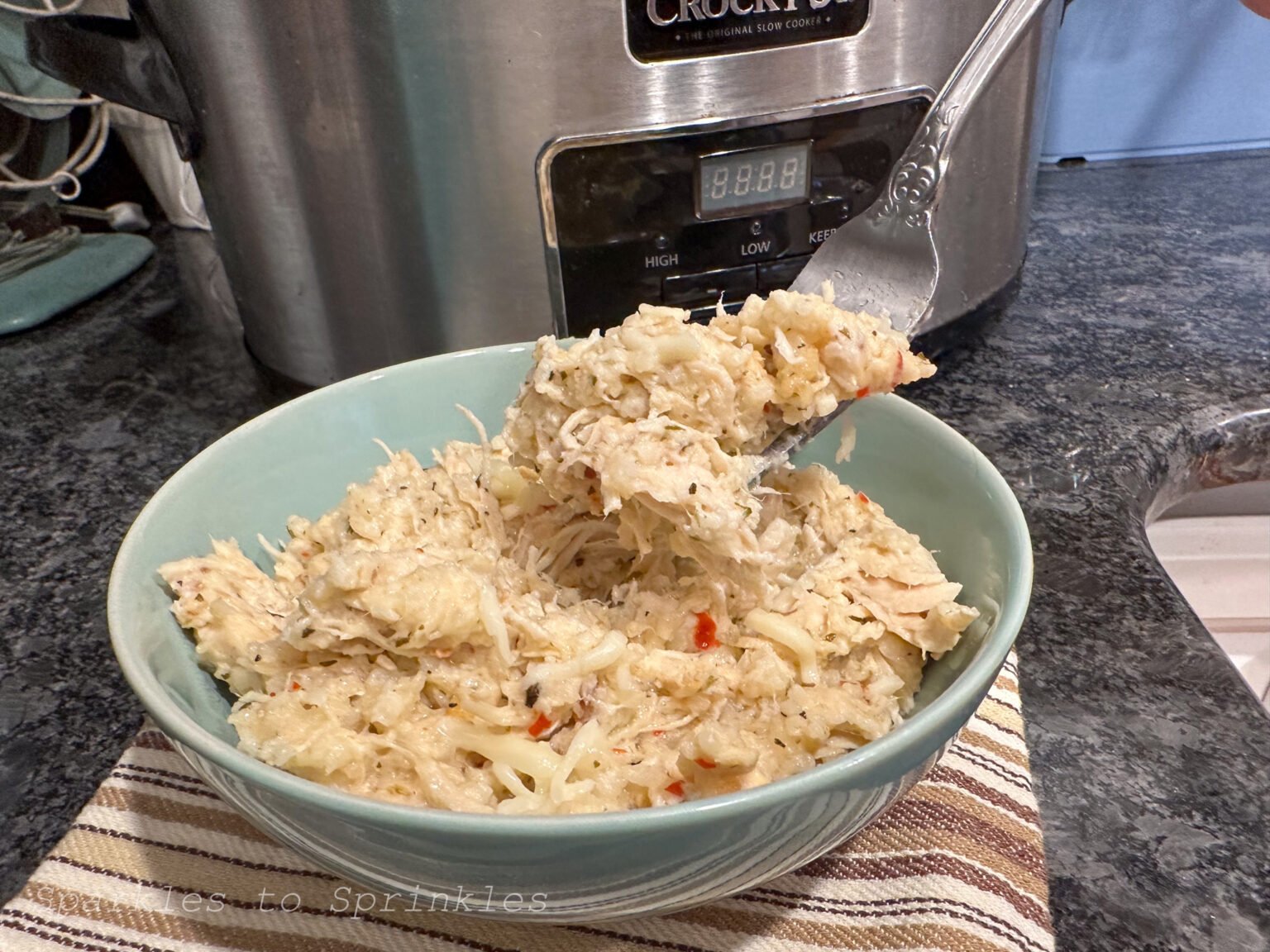 Crockpot Buffalo Wild Wings Parmesan Garlic Chicken & Rice - Sparkles ...