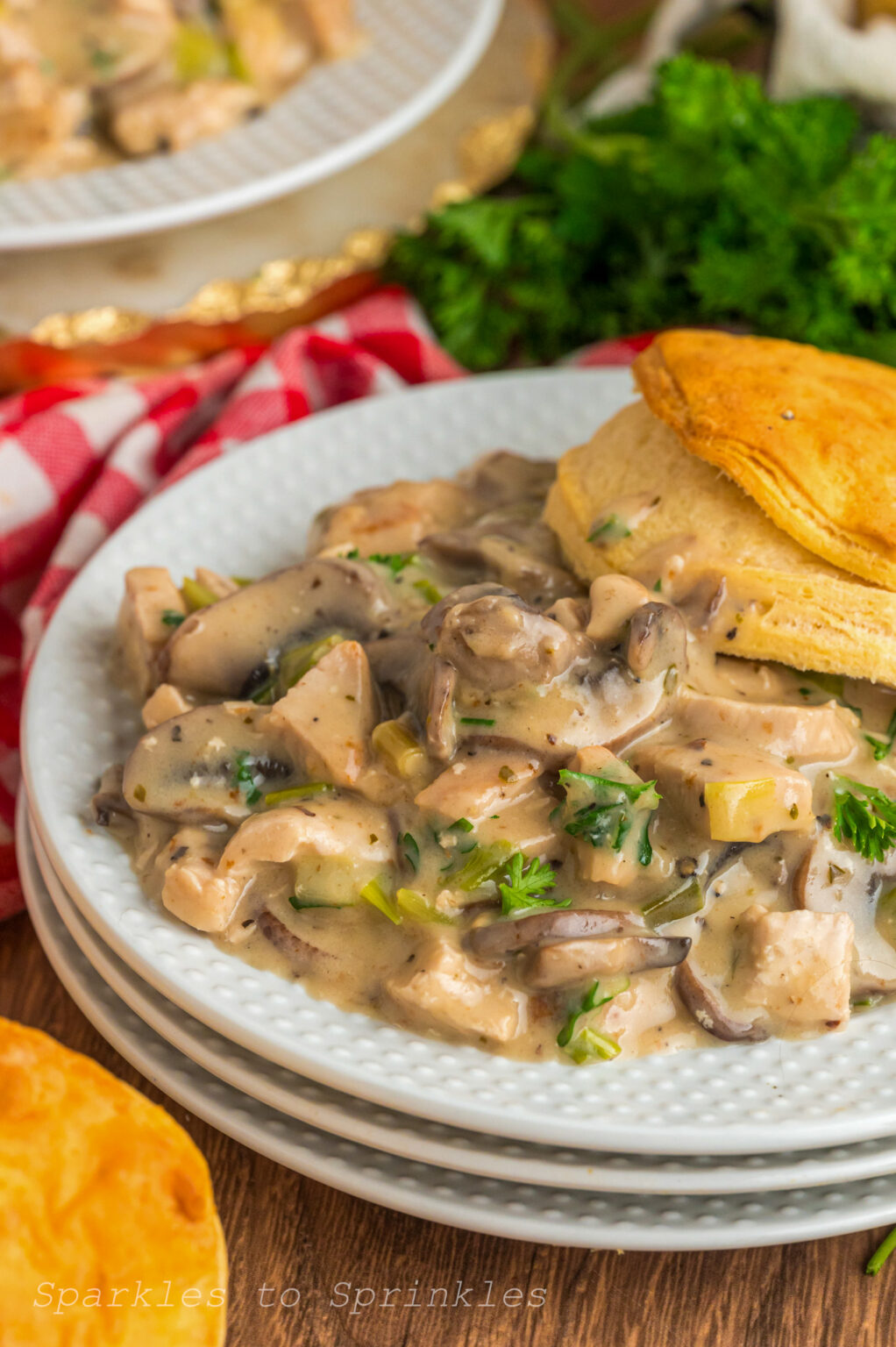 Turkey a la King - Sparkles to Sprinkles