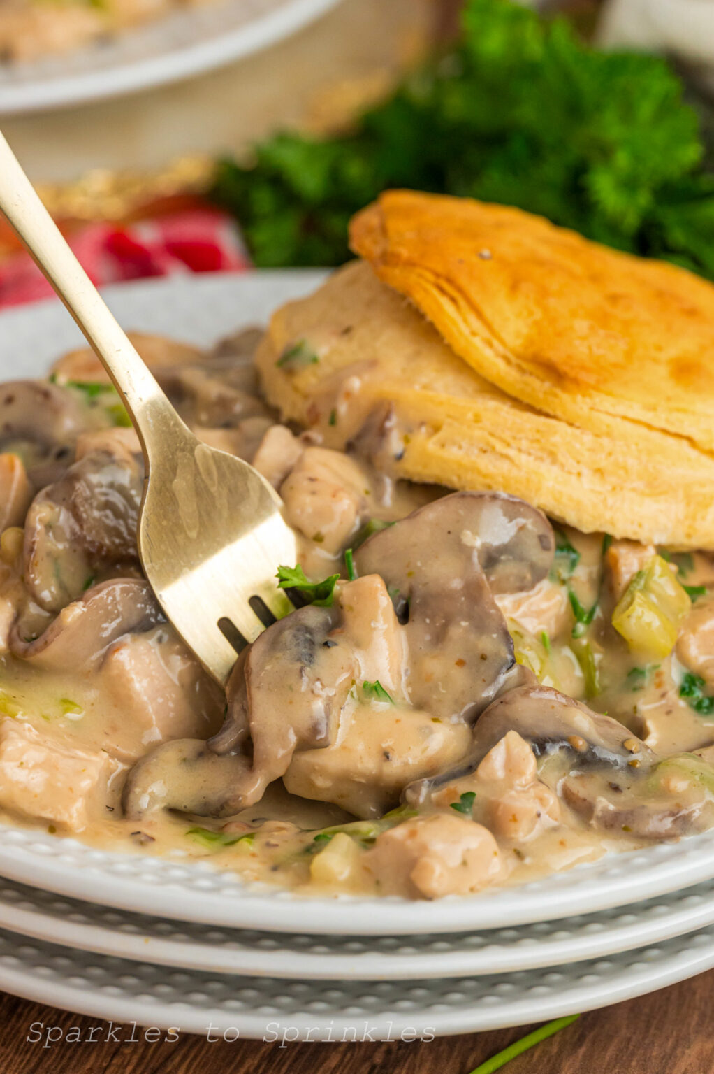 Turkey a la King - Sparkles to Sprinkles