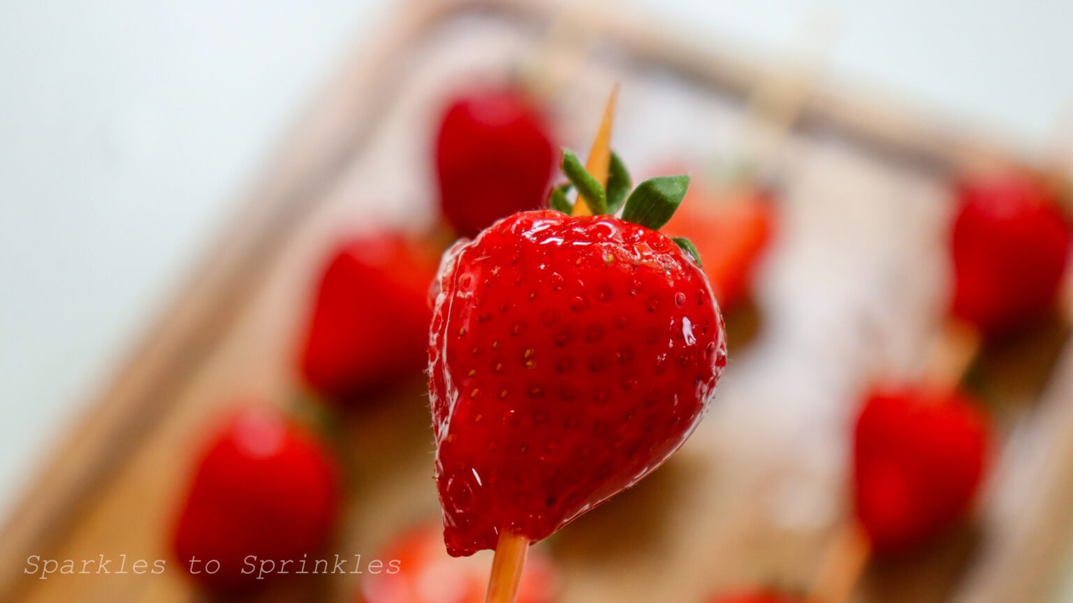 Strawberry Tanghulu - Sparkles to Sprinkles