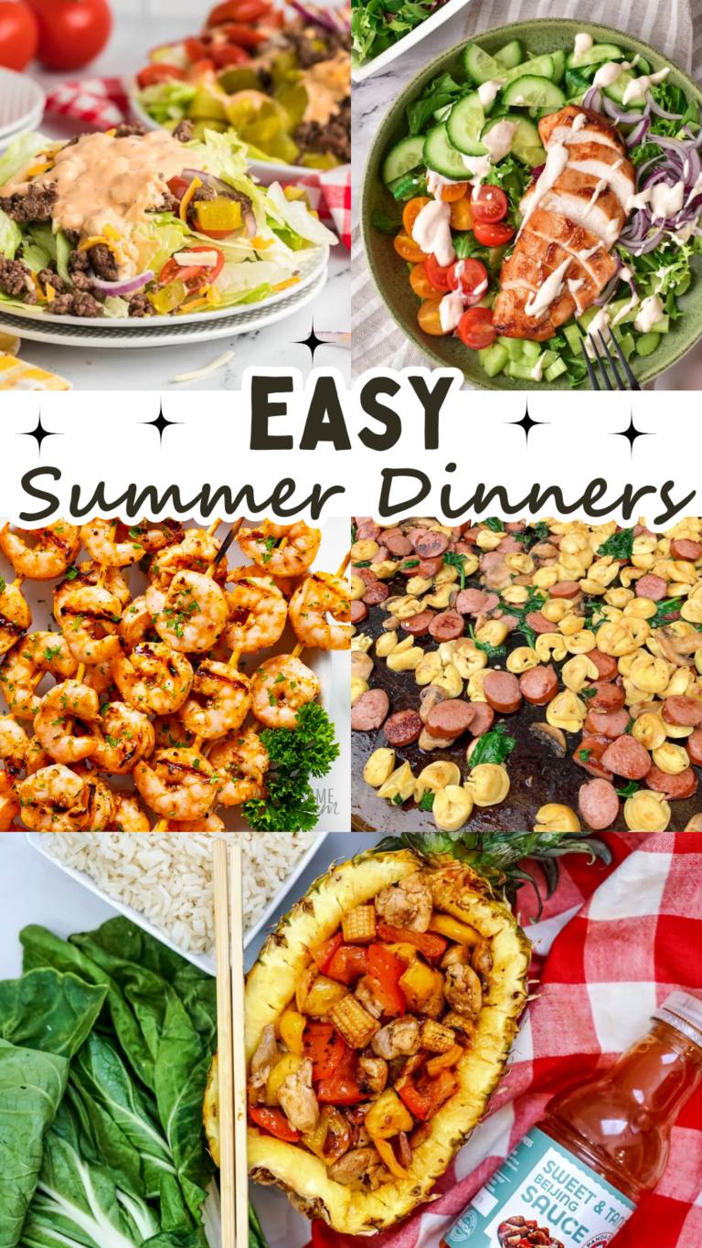 Easy Summer Dinners - Sparkles to Sprinkles