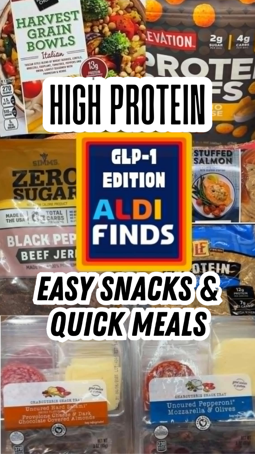 ALDI GLP-1 Edition: 50 High Protein Easy Snacks & Quick Meals - Sparkles to Sprinkles