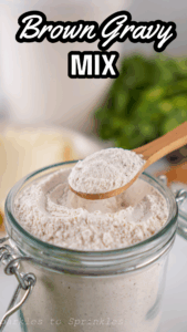Homemade Brown Gravy Mix You’ll Want to Keep on Hand - Sparkles to ...