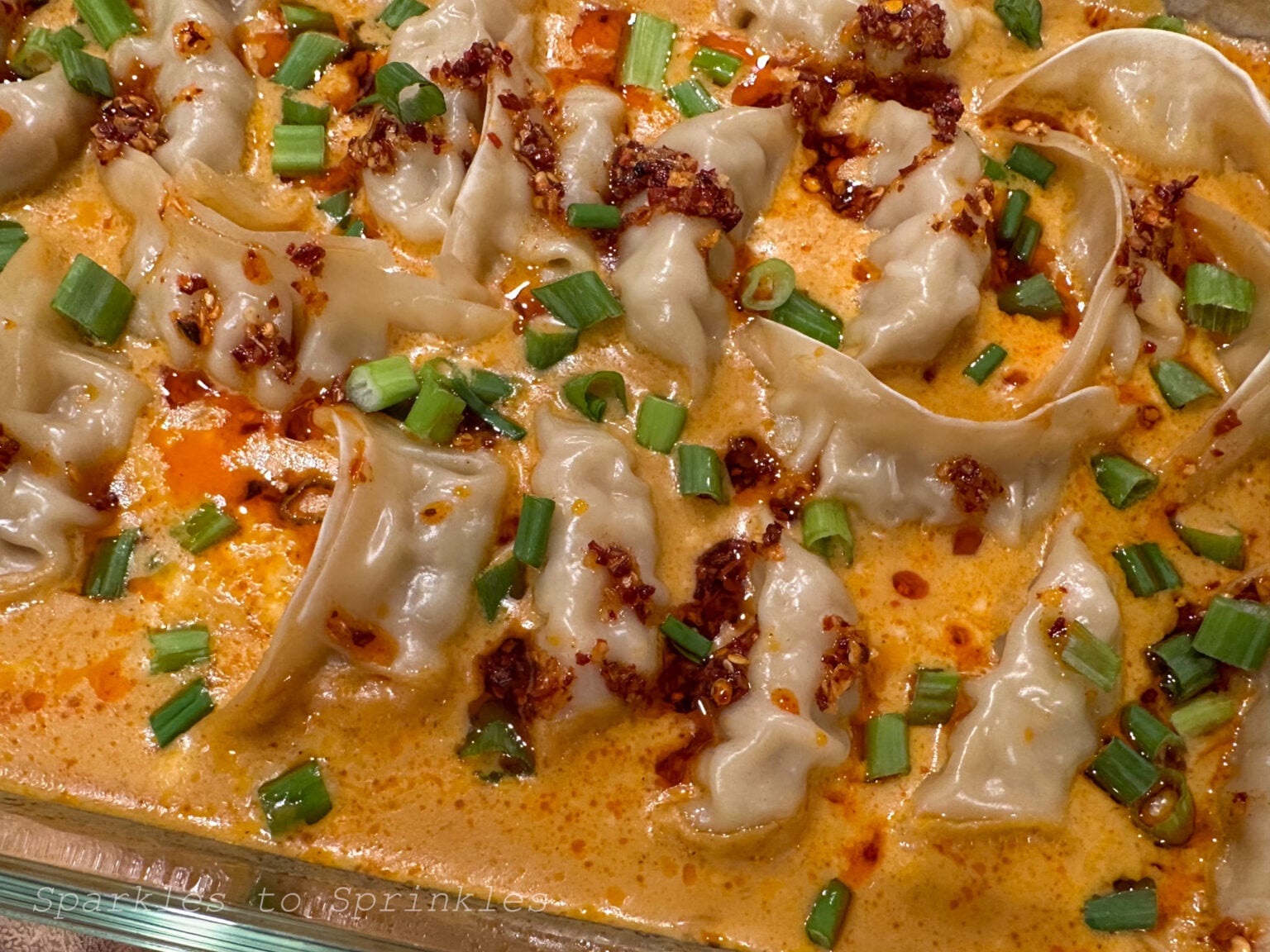 Trader Joe’s Viral Dumpling Bake - Sparkles to Sprinkles
