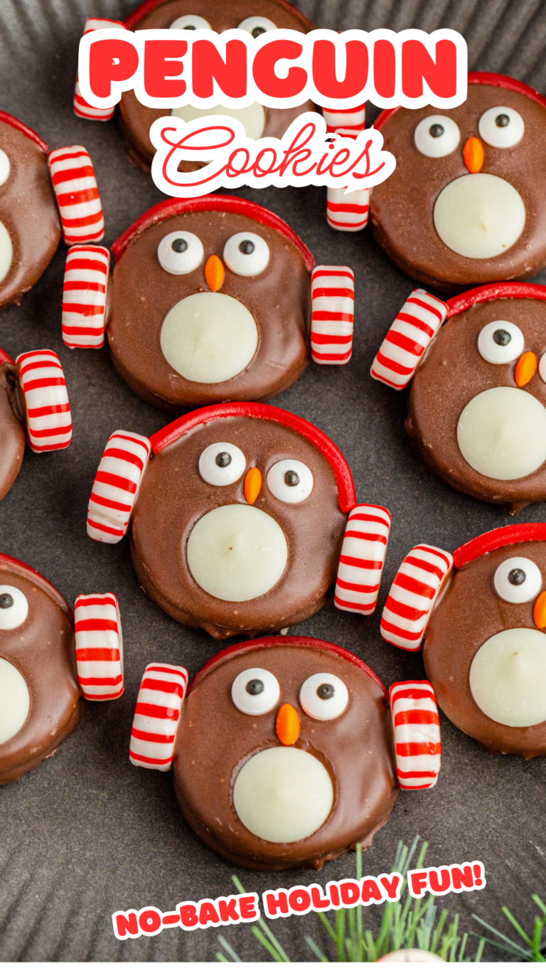 Winter Wonderland Penguin Cookies - Sparkles to Sprinkles