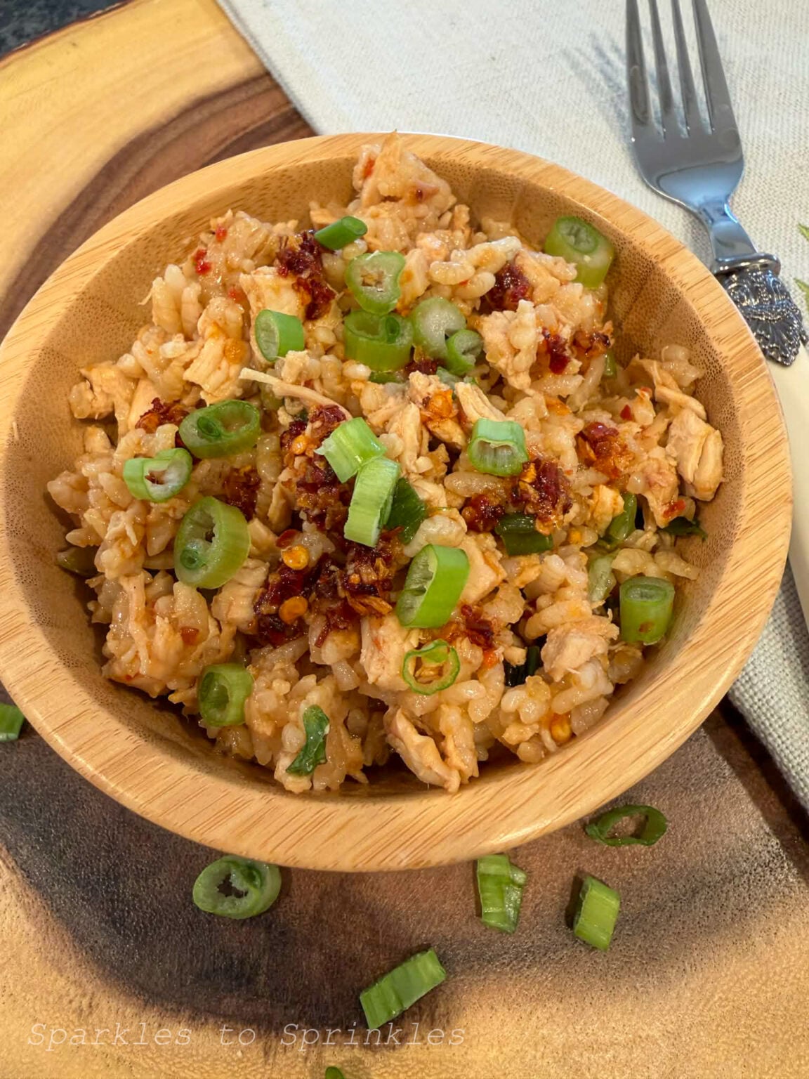 Viral Costco Chicken Scallion Rice - Sparkles to Sprinkles