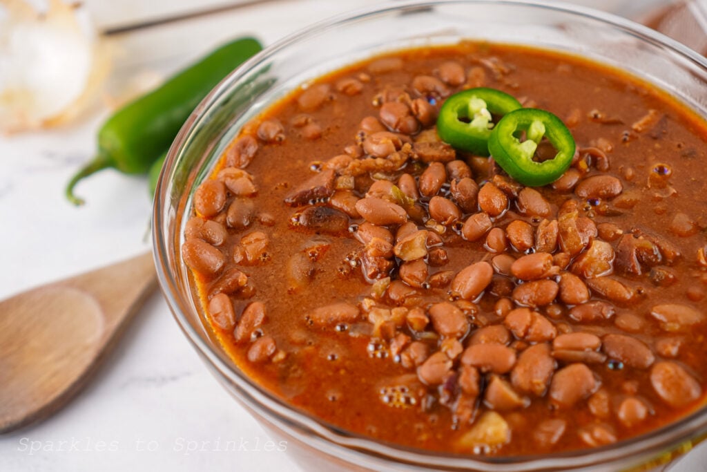 Crockpot Baked Beans - Sparkles to Sprinkles